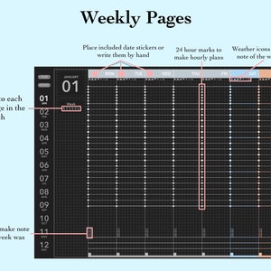 Kokuyo Jibun Techo Hyperlinked Undated Planner Calendar Hobonichi ...