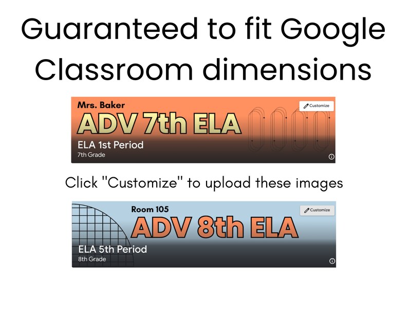 10 Minimalist Geometric Shape Google Classroom Banner Bundle ...