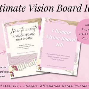 Vision Board Kit Vision Board Planner Vision Board - Etsy