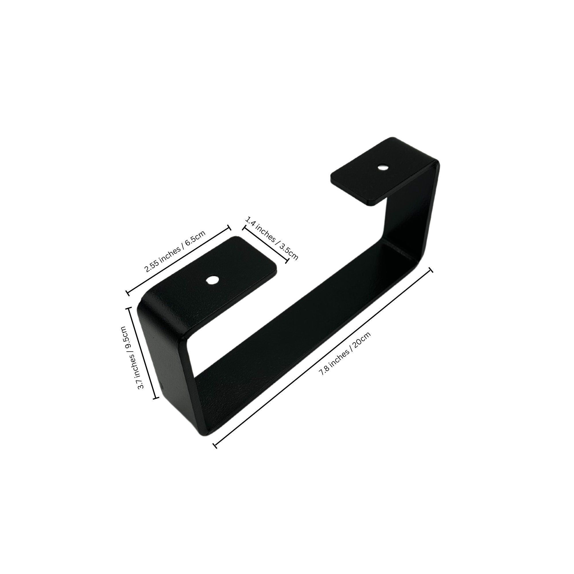 DIY Modern Monitor Riser Steel Bracket Legs, Matte Black, Set of 2 - Etsy