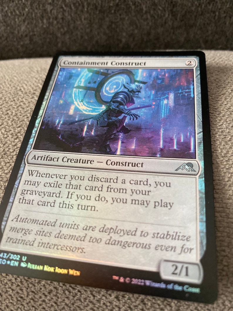 Containment Construct - Kamigawa: Neon Dynasty FOIL Artist Proof Card ...