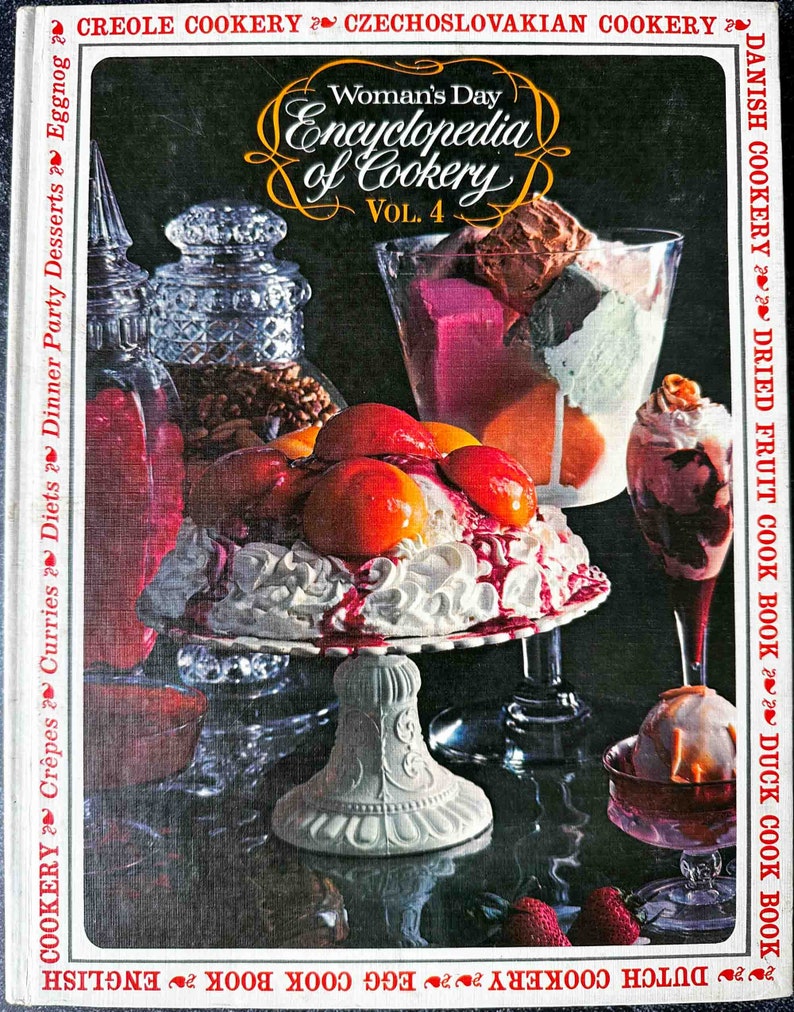 Woman's Day Encyclopedia of Cooking - (vol 1 - 4) - 1966 (rare Find) - Etsy
