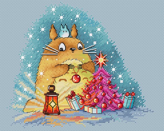Anime Cross Stitch Pattern Pdf Christmas Cross Stitch Modern - Etsy