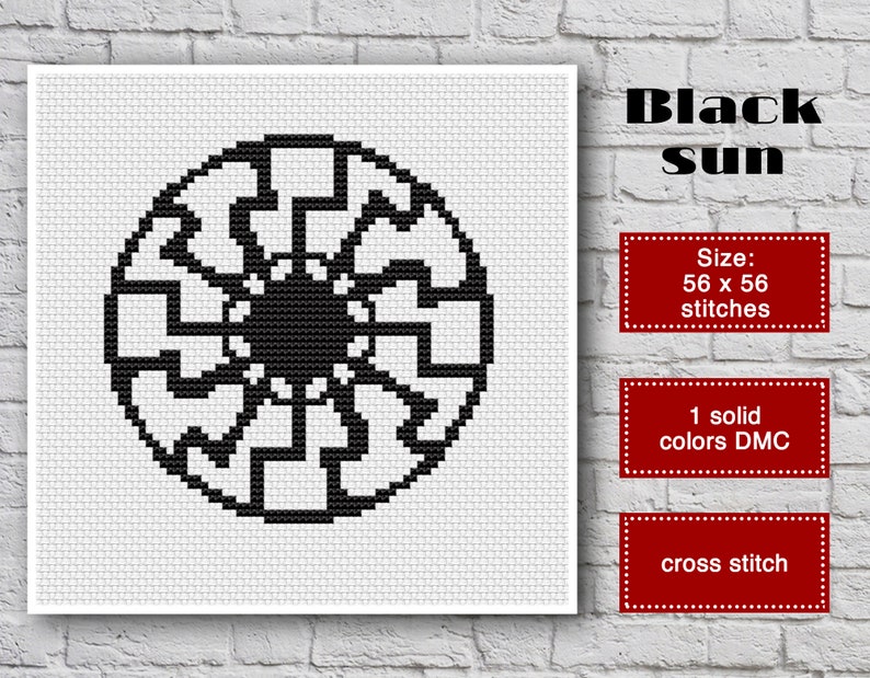 Viking Symbols Cross Stitch Pattern Pdf Set of 6 Patterns - Etsy