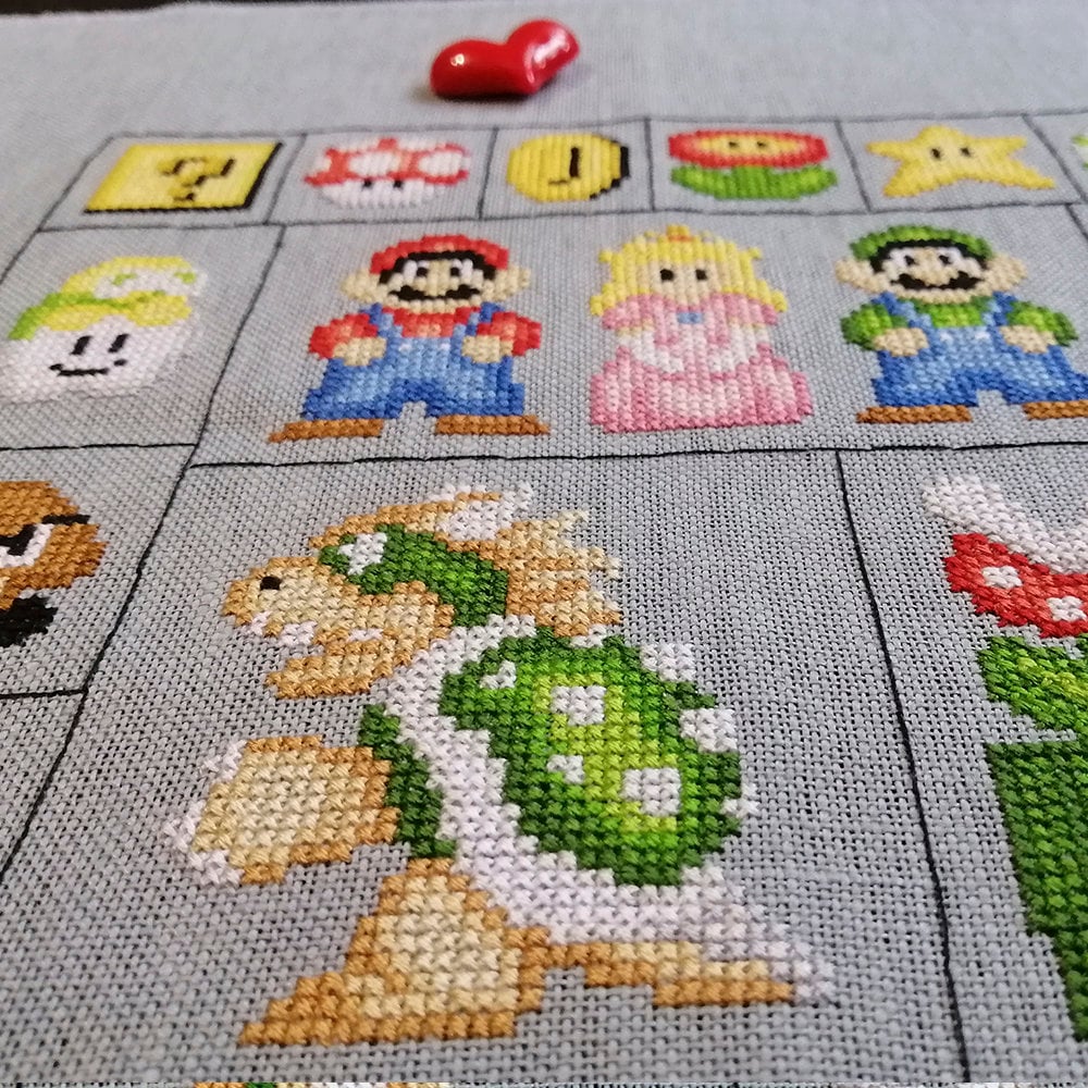 Mario Cross Stitch Pattern Pdf Retro Game Cross Stitch Video - Etsy ...