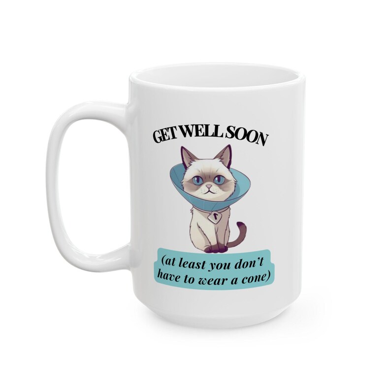 Ragdoll Cat Get Well Soon Mug, Post Surgery Humor Gift - Etsy