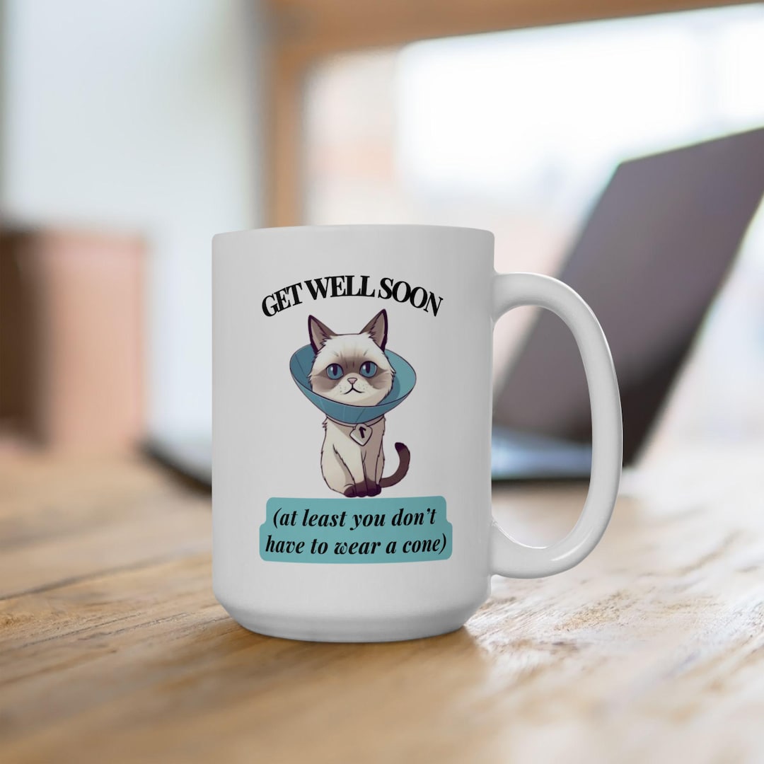 Ragdoll Cat Get Well Soon Mug, Post Surgery Humor Gift - Etsy