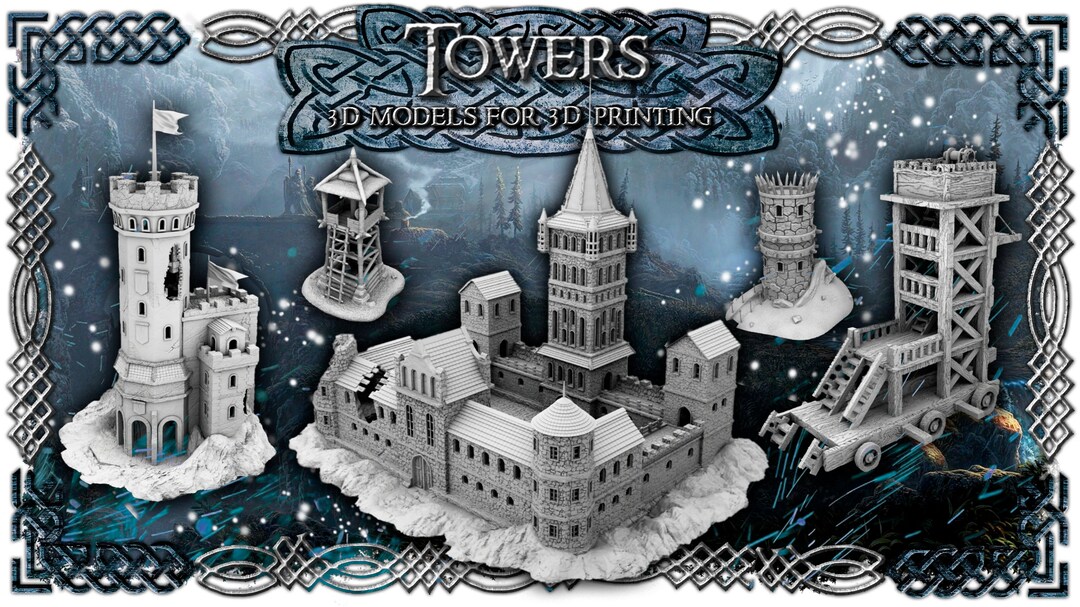 Medieval Towers - Etsy