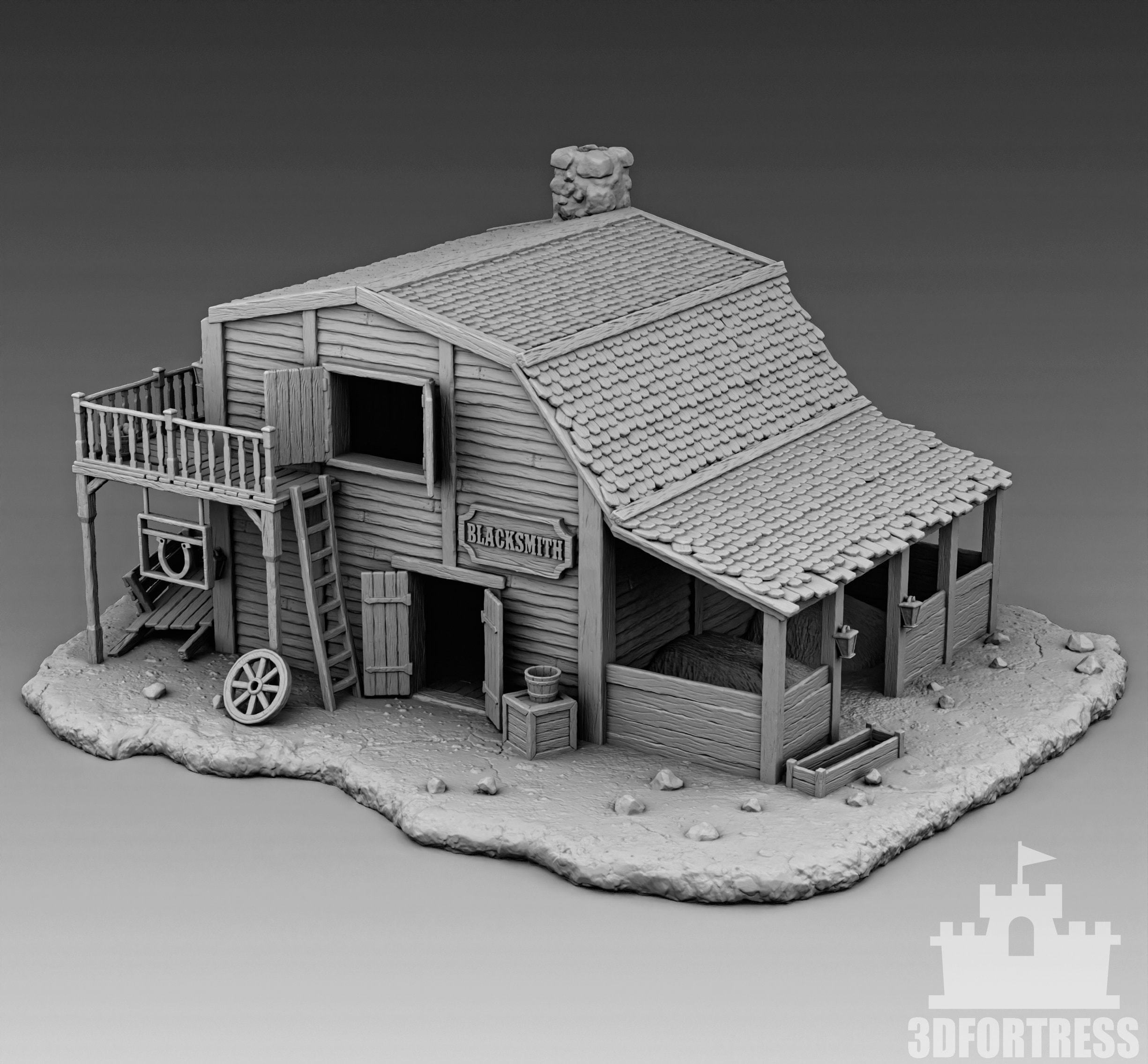 Wild West Blacksmith's House - Etsy