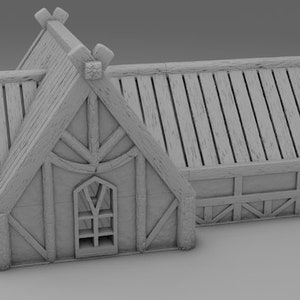 Wooden House With an Extension - Etsy