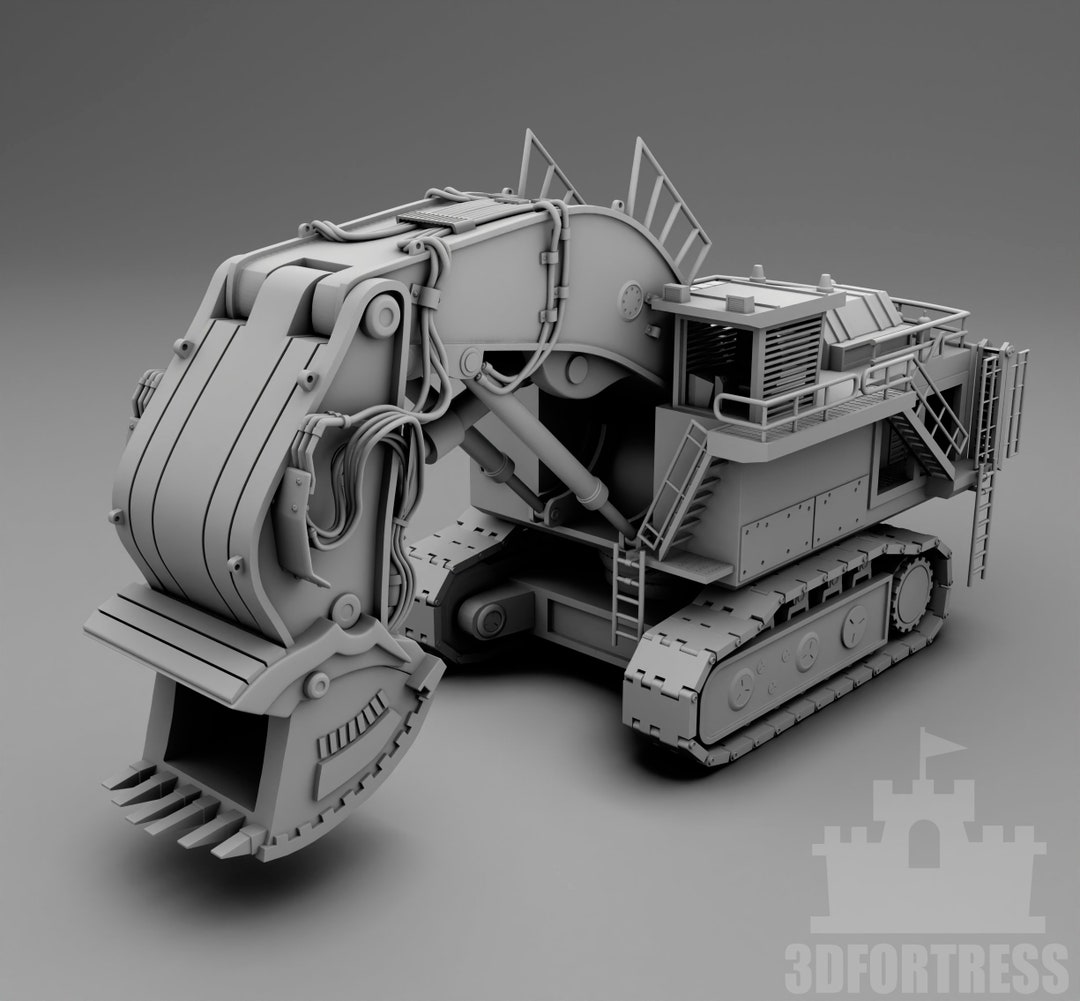Mining Excavator- STL - Etsy
