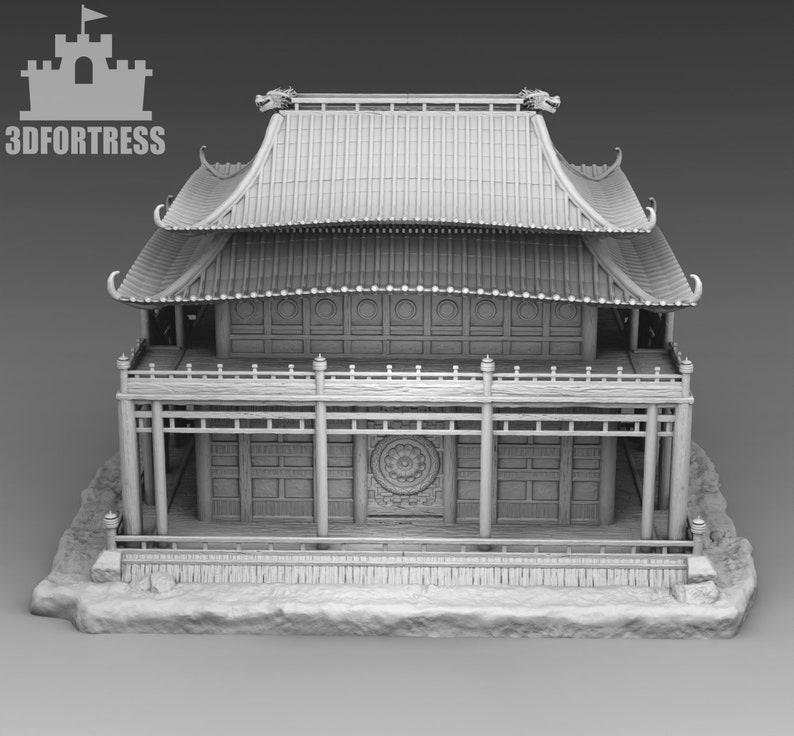 Ancient China House 3d Model - Etsy