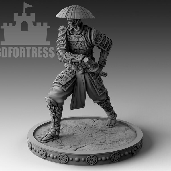 Samurai 3d Models - Etsy