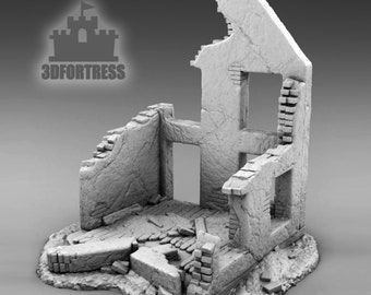 Destroyed Building Stl - Etsy