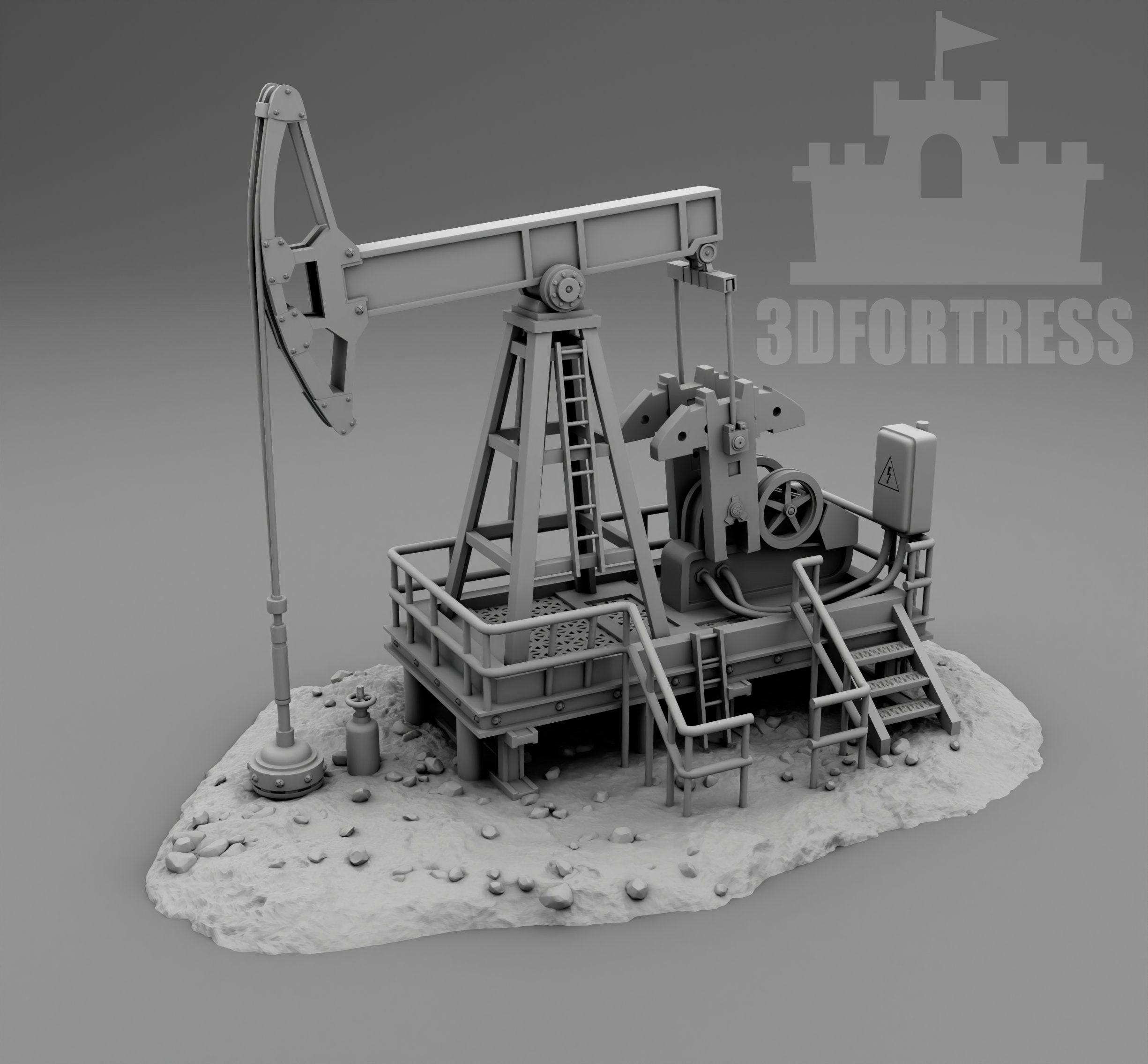 Oil Platform STL - Etsy Canada
