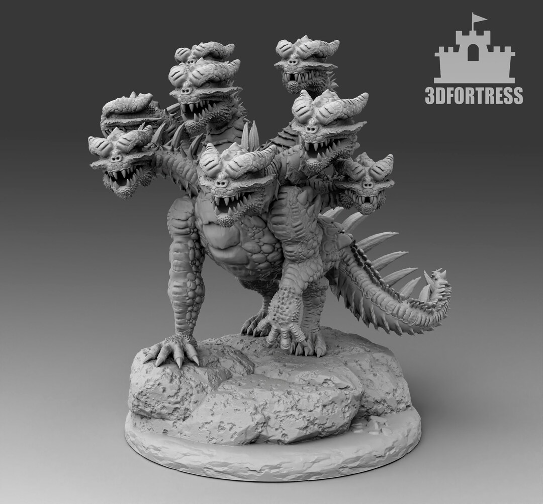 The Eight-headed Lizard - Etsy
