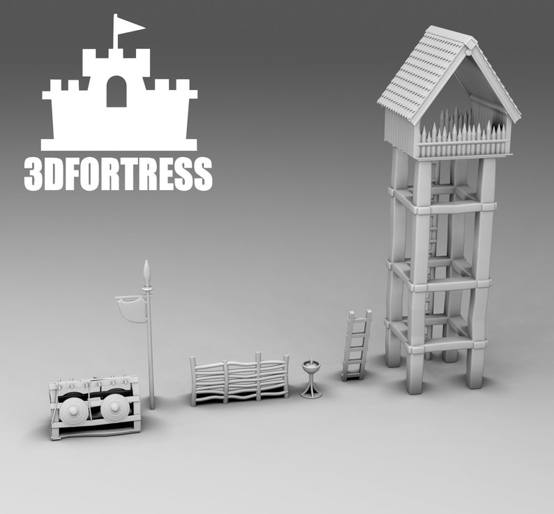 Viking Tower for Observation - Etsy