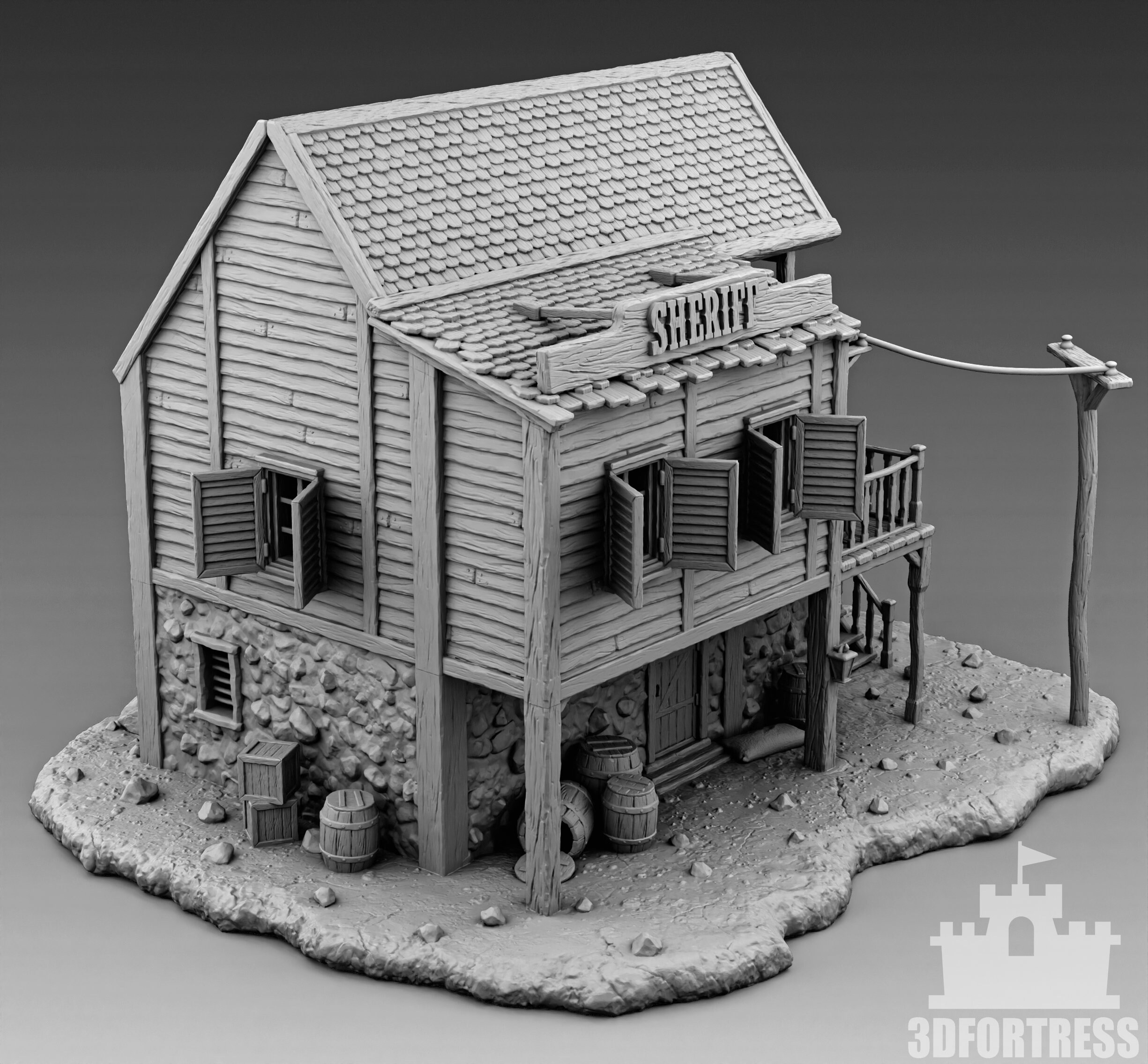 Sheriff House Wild West - Etsy