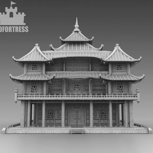 Chinese Palace 3d Model - Etsy