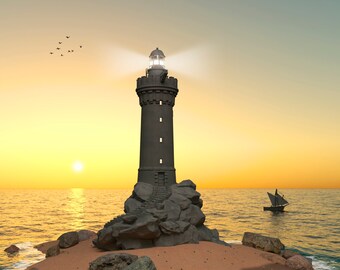 Lighthouse Stl - Etsy