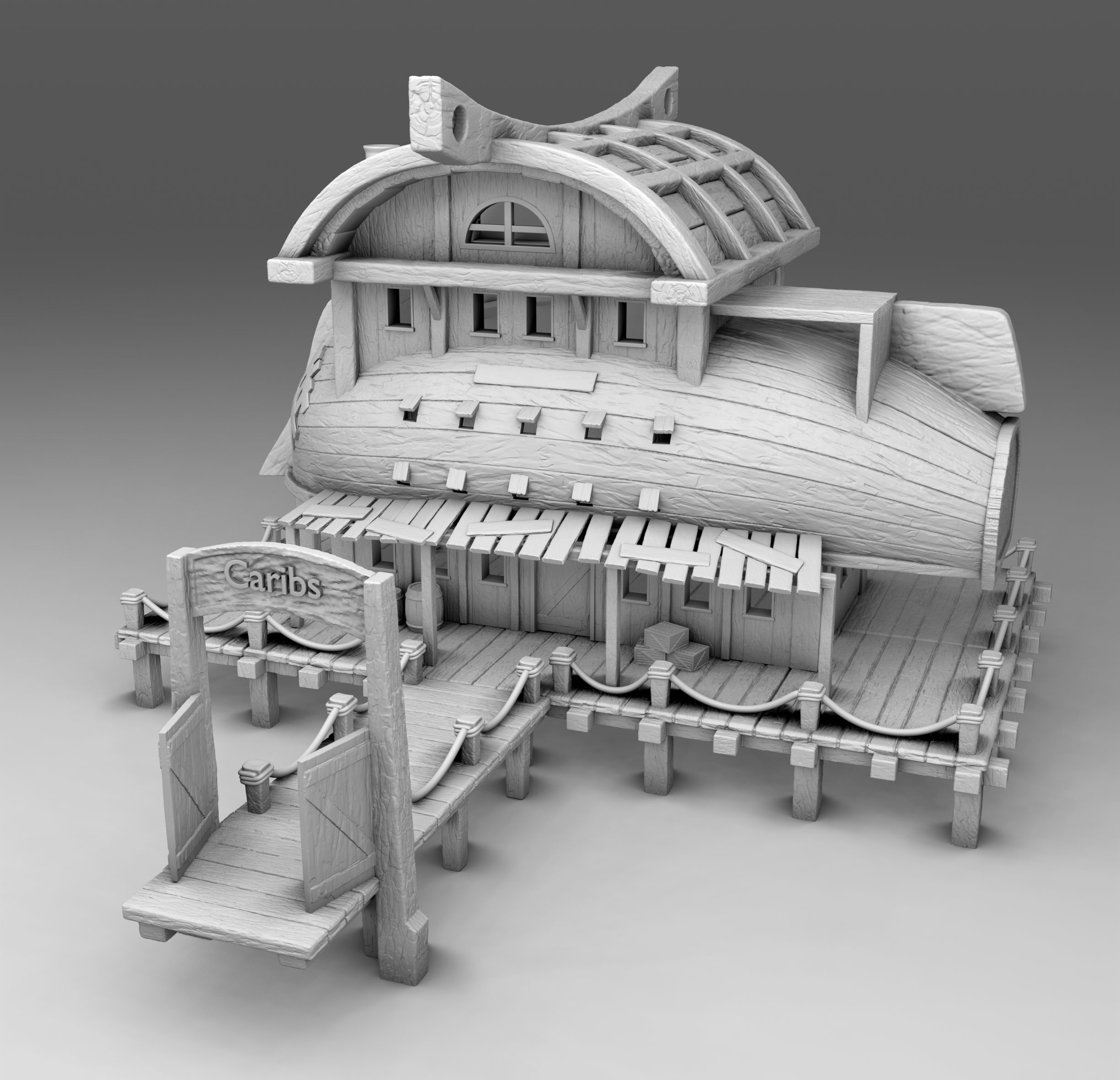 Pirate Pier of the 16th Century - Etsy