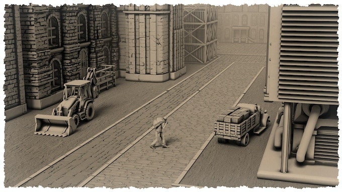 Collection of Industrial Architecture-stl - Etsy