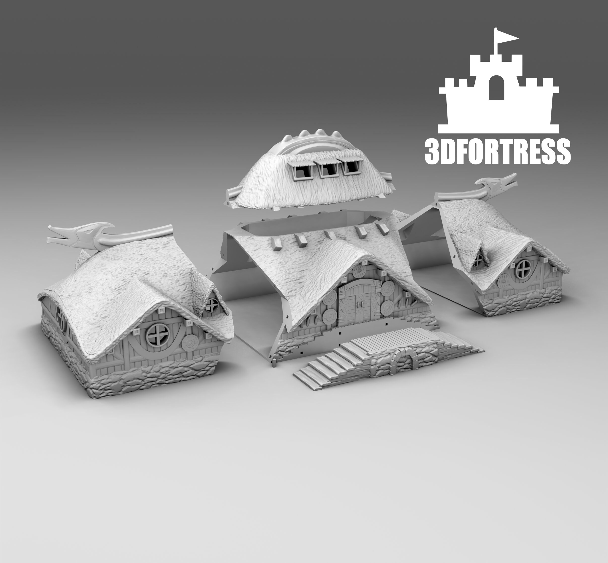 Viking Jarl's House stl - Etsy