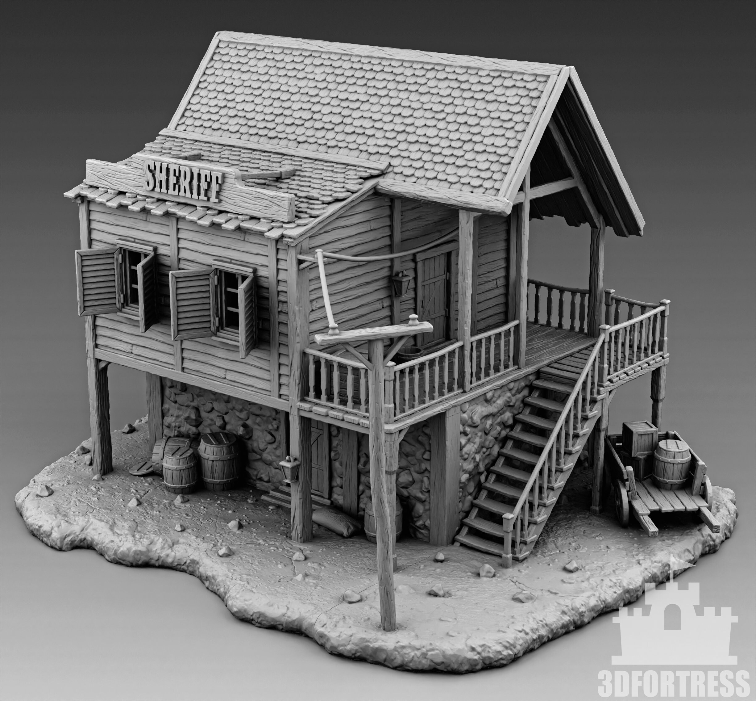 Sheriff House Wild West - Etsy