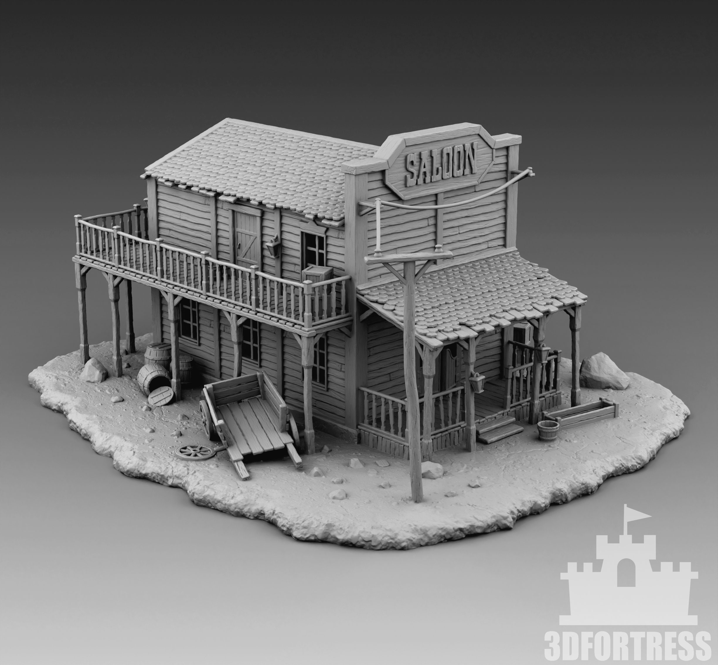 Wild West Two-storey Saloon - Etsy