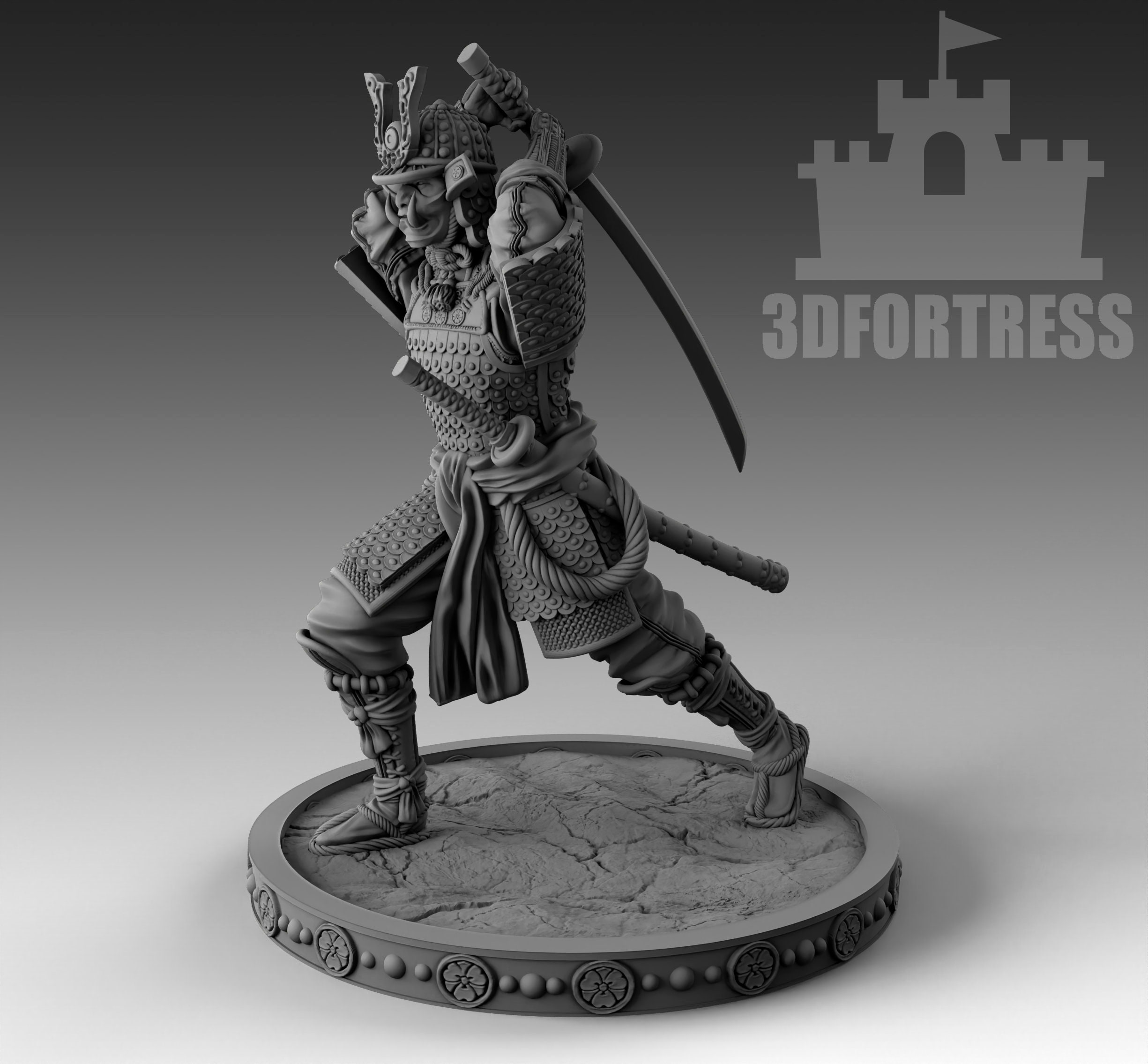 Chinese Attacked Samurai - 3d Models - Etsy