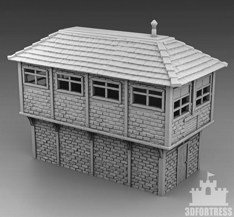Railway House STL - Etsy