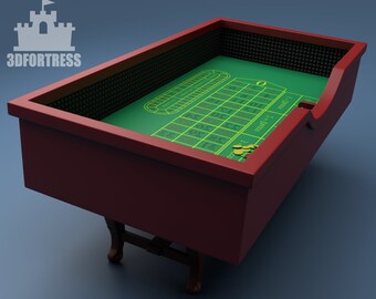BALLCRAPS -- Cnc-routed Edge-lit Table -- Football Meets Craps - Etsy