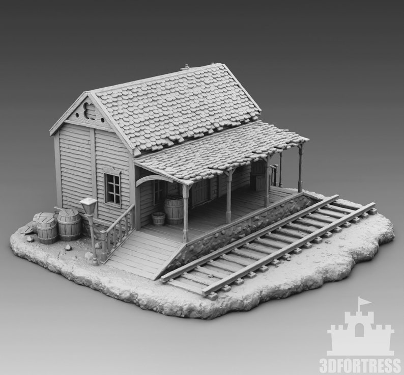 Wild West Railway Station - Etsy