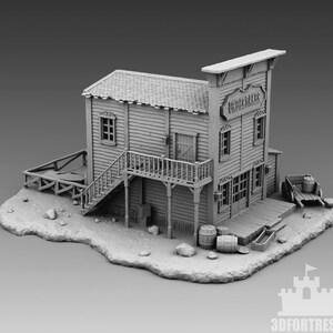 Wild West Undertaker's House - Etsy
