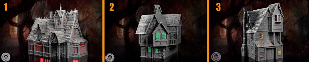 Magic Houses (set) - Etsy