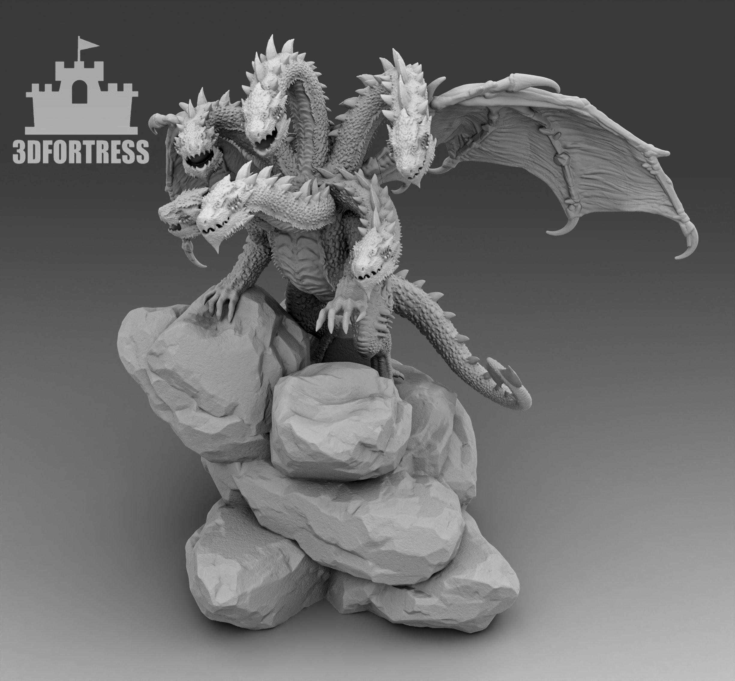 The Six-headed Dragon - Etsy