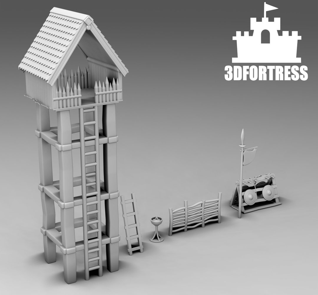 Viking Tower for Observation - Etsy