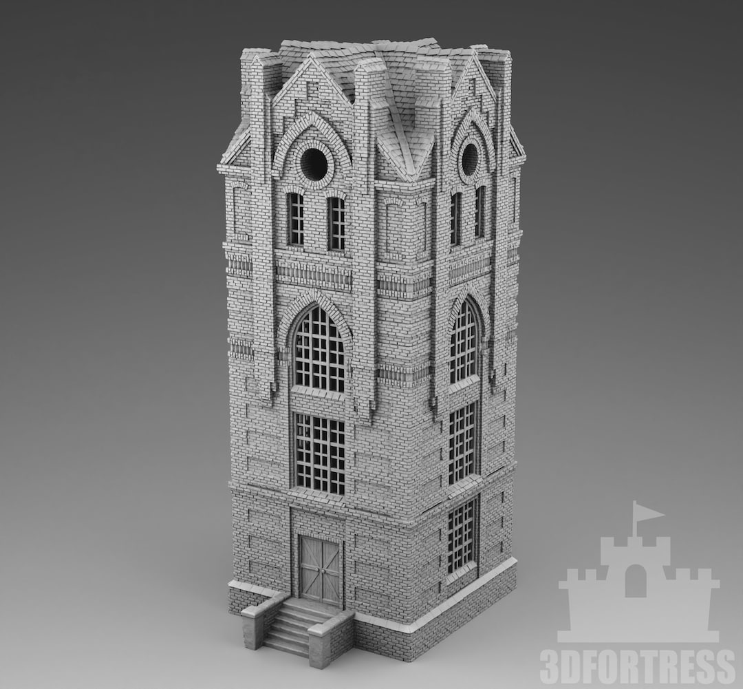 Brick Tower -STL - Etsy
