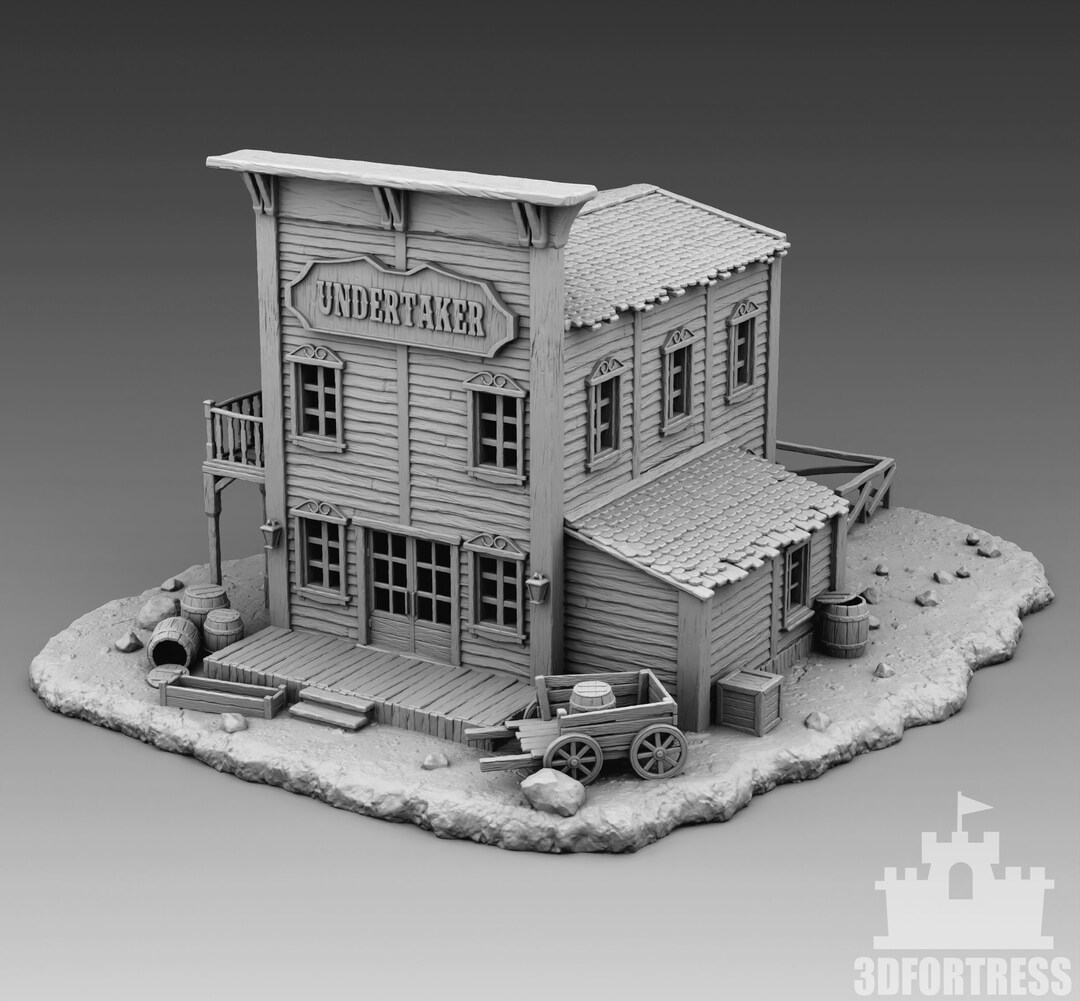 Wild West Undertaker's House - Etsy