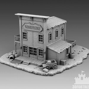 Wild West Undertaker's House - Etsy