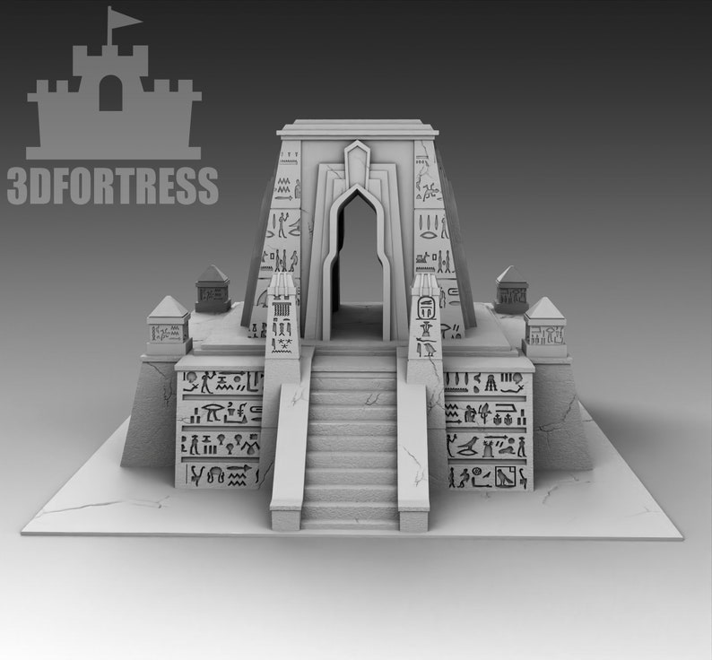 Egypt Small Temple - Etsy