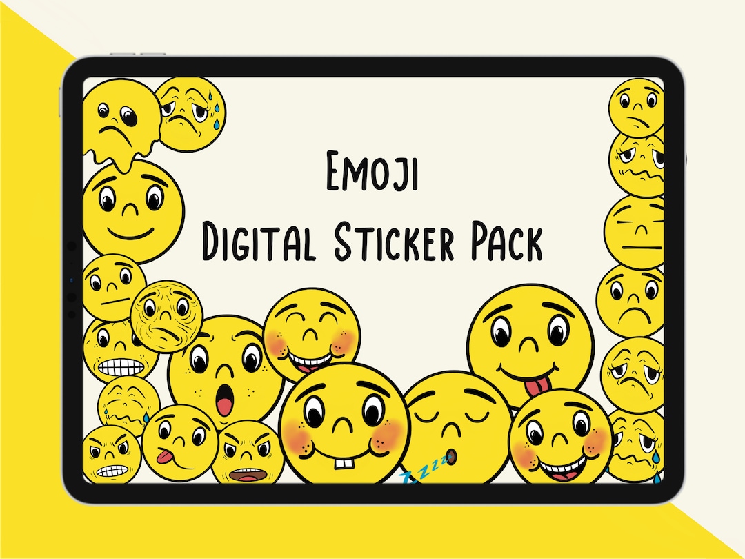 Emoji Clipart Digital Smiley Face Png Stickers Digital - Etsy Canada