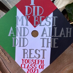 136 Palestine Graduation Topper, Palestinian Graduation Cap, Palestine ...
