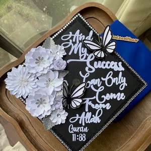 34 Personalized Muslim Graduation Cap | Quran Quotes Graduation Cap ...