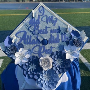 73 Personalized Muslim Graduation Cap | Quran Quotes Graduation Cap ...