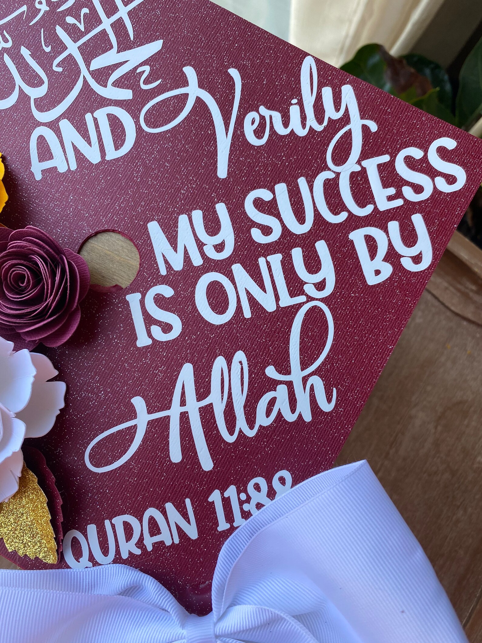 135 Personalized Muslim Alhamdulillah Graduation Cap | Quran Quotes ...