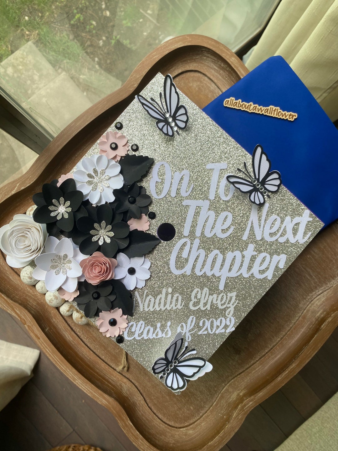 12 Custom Personalized Onto the Next Chapter Graduation Cap Topper ...