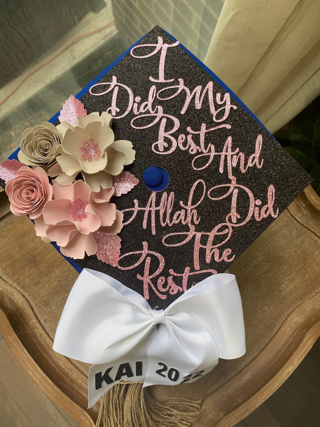 143 Personalized Muslim Graduation Cap | Quran Quotes Graduation Cap ...