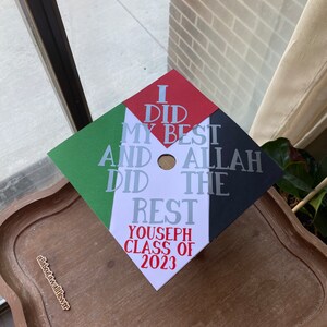 136 Palestine Graduation Topper, Palestinian Graduation Cap, Palestine ...