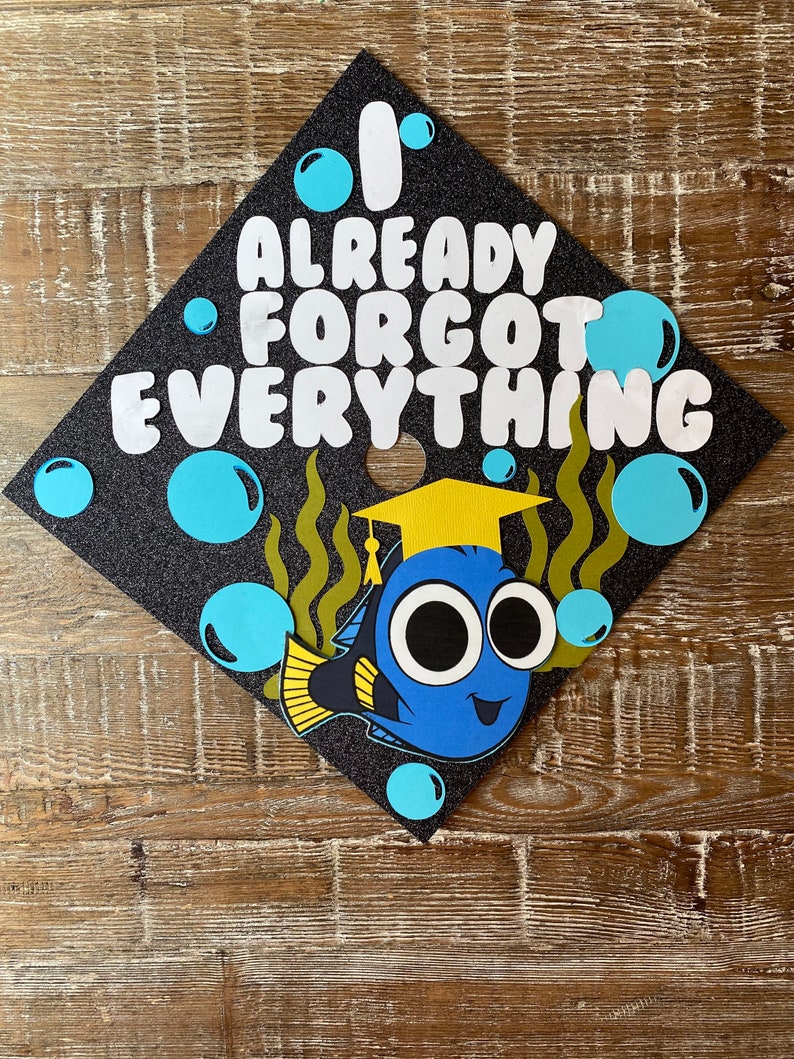 107 Nemo Graduation Topper Dory Graduation Cap I Already - Etsy